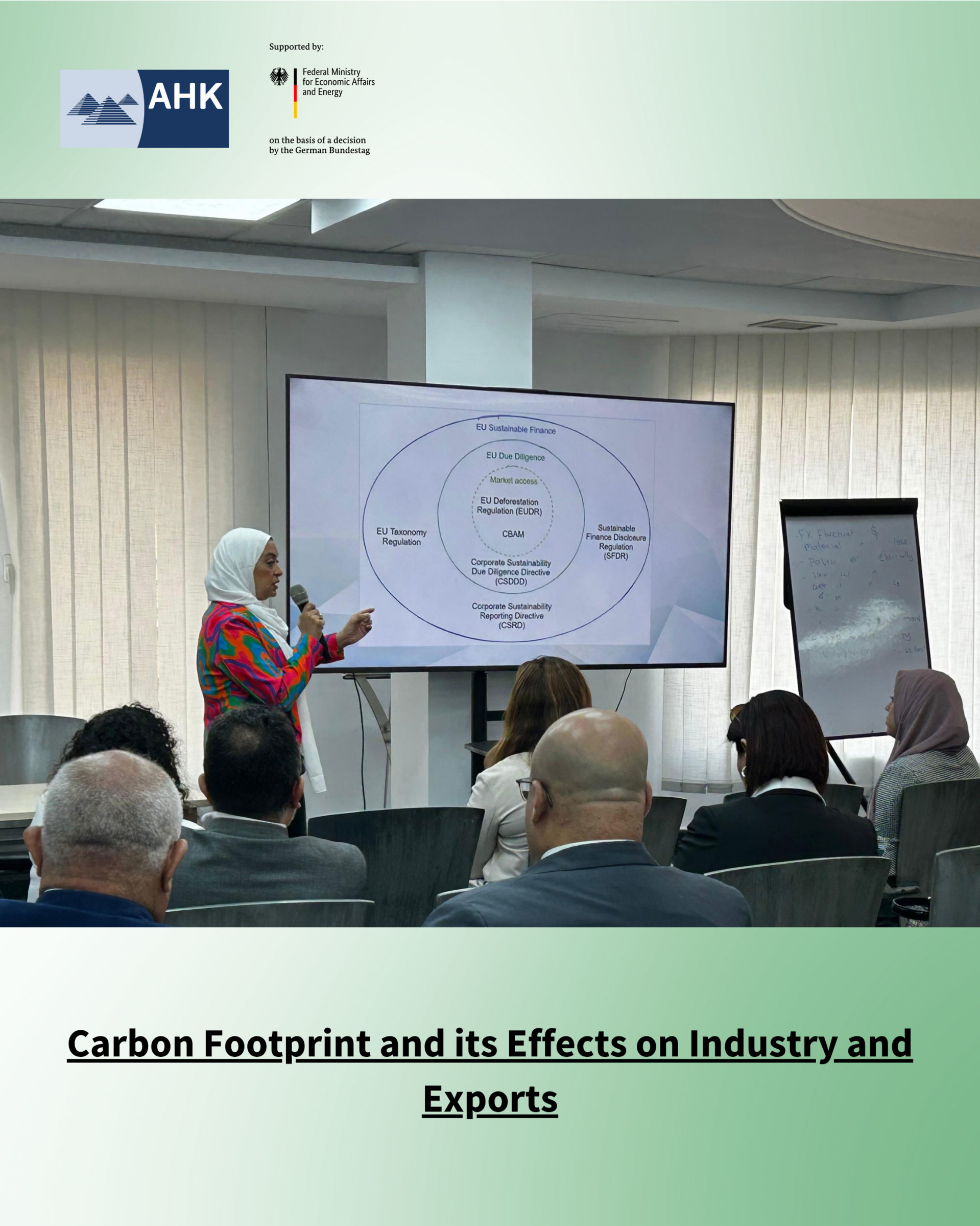 AHK Egypt Workshop: CBAM Legislation & the Role of Environmental Verification & Validation ...