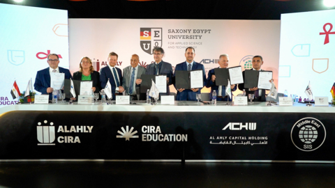 AHK Egypt Celebrates Landmark Partnership with Saxony Egypt University